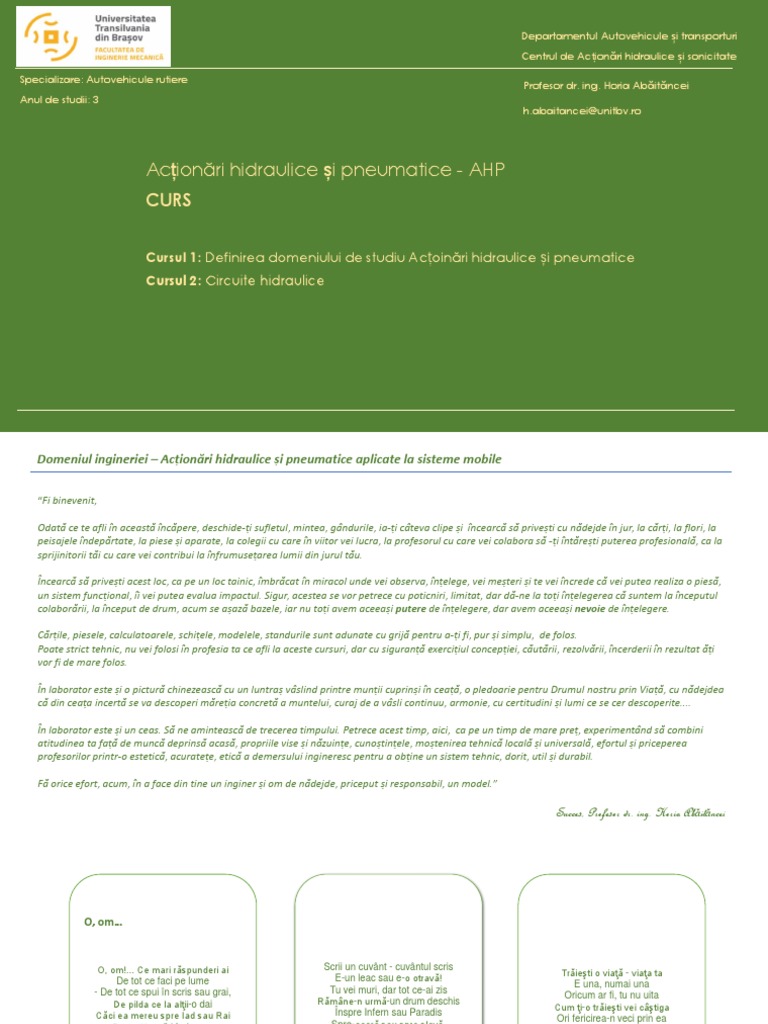 10 C1 C2 AHP 2022 2023 Introducere Circuite | PDF