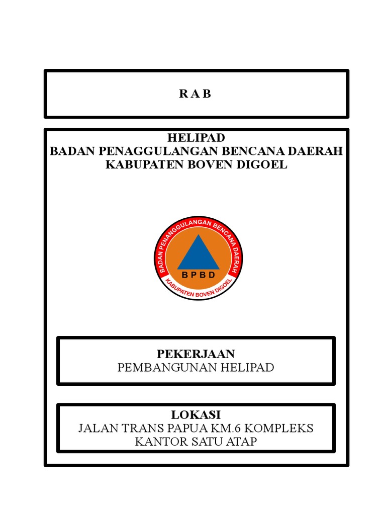 Rab Helipad BPBD | PDF