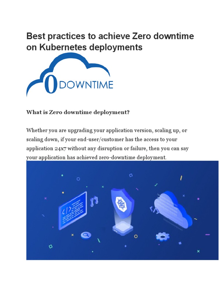k8s Zero Down Time | PDF | Information Technology | Information Technology Management