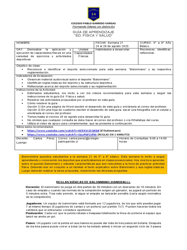 Guia 6 Ef Sem21 | PDF