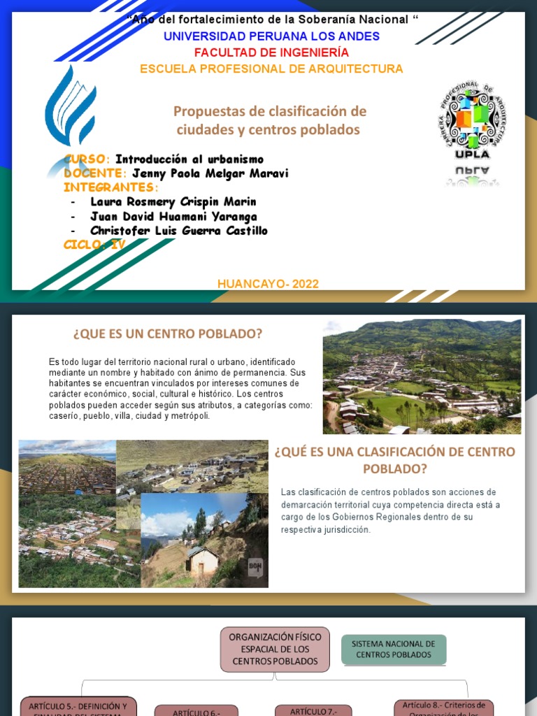 Propuestas de Centros Poblados Grupo 4 PDF | PDF