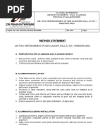 Method Statement For Aluminum Cladding Installation | PDF | Personal ...