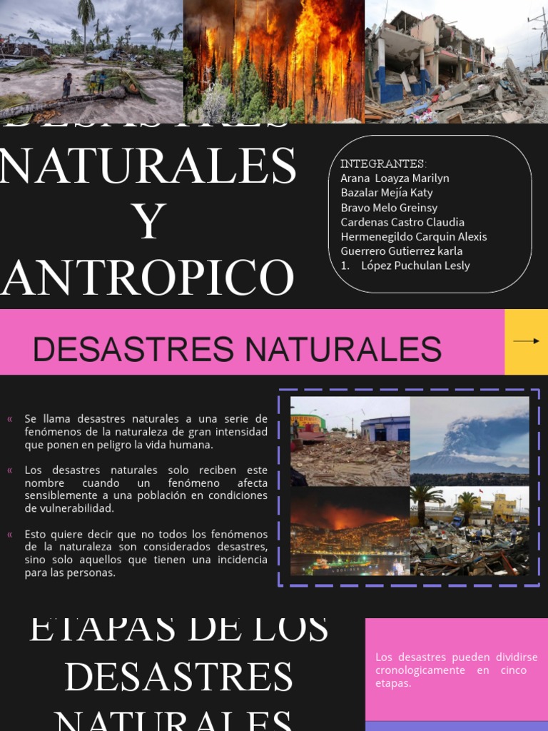 Desastres Naturales y Antropicos - Filial Huacho (Grupo 1) | Descargar ...