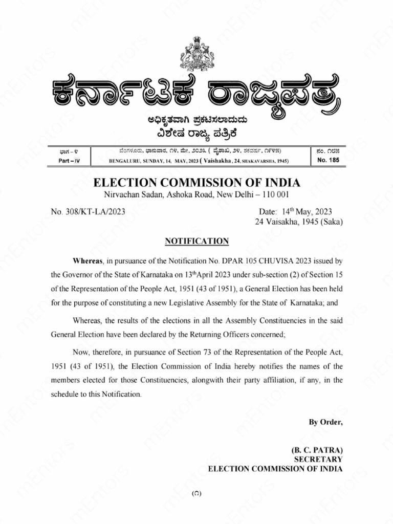 MLA Elected Candidates | PDF