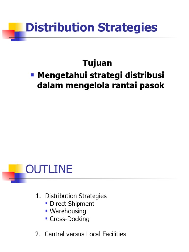 Manajemen Rantai Pasok Pertemuan 4 Pdf Warehouse Service Industries