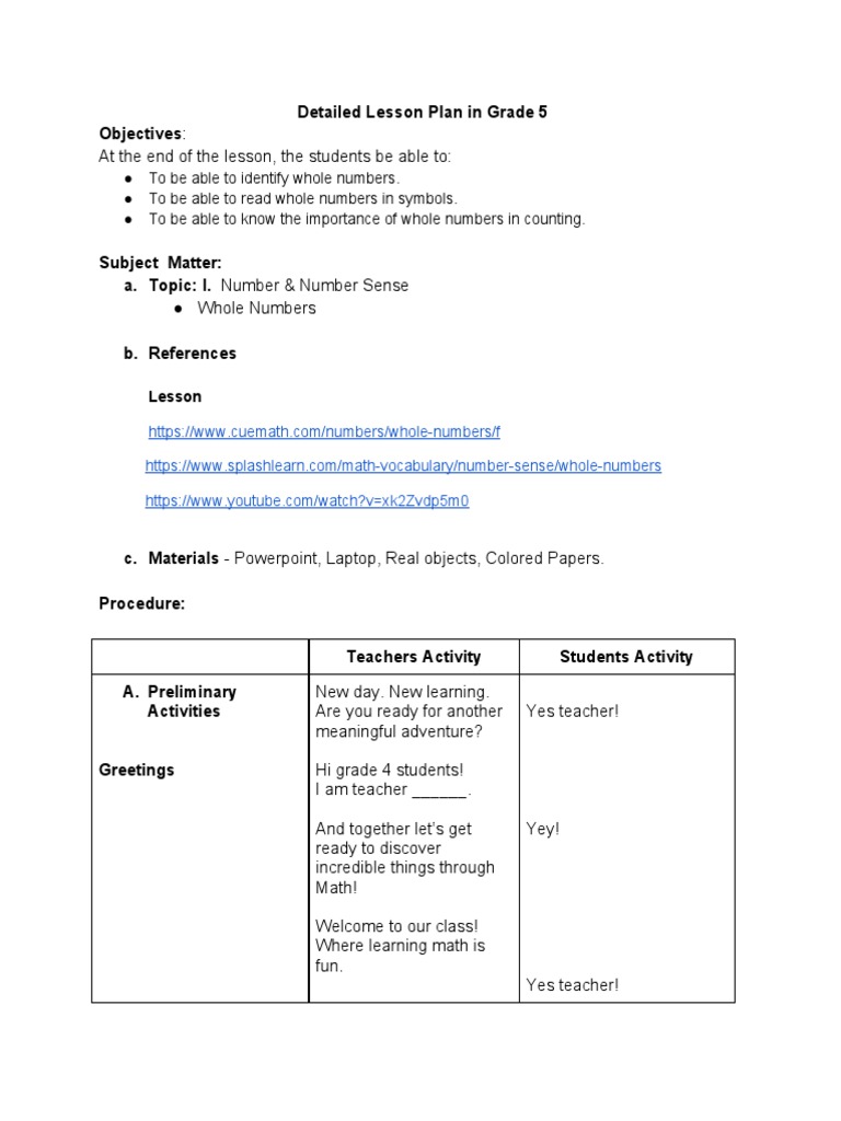 Math DLP | PDF | Numbers | Integer