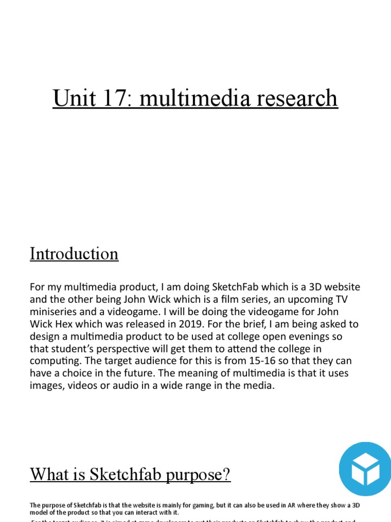 Unit 17 Assigment 1 Redo | PDF | 3 D Computer Graphics | Websites