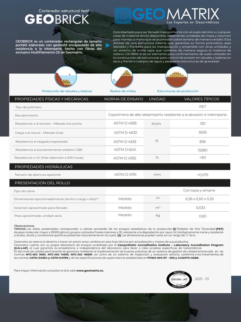 FichaTécnica Geobrick | PDF | Laboratorios | Ciencias fisicas