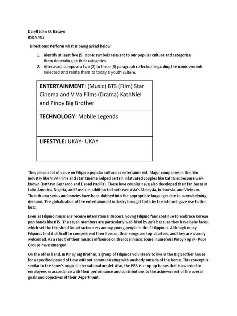 01 Worksheet 2 Bacayo | PDF | Philippines | Communication