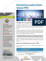 Soal Dan Jawaban Konsentrasi Larutan | PDF