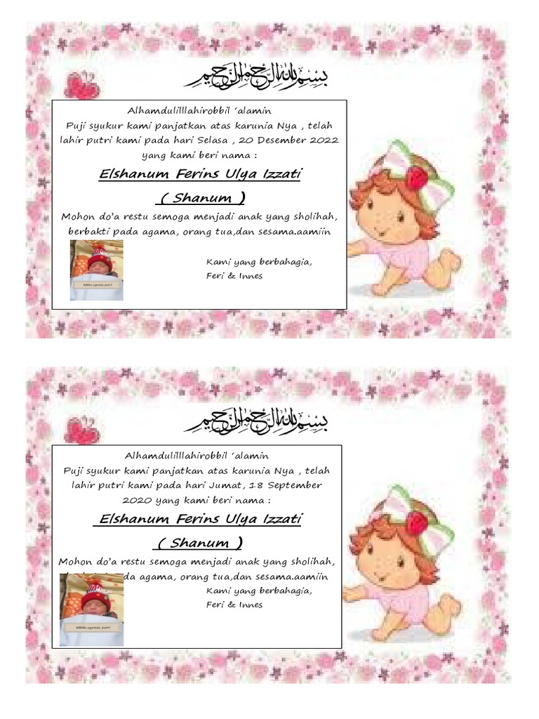 Contoh Nama Bayi | PDF