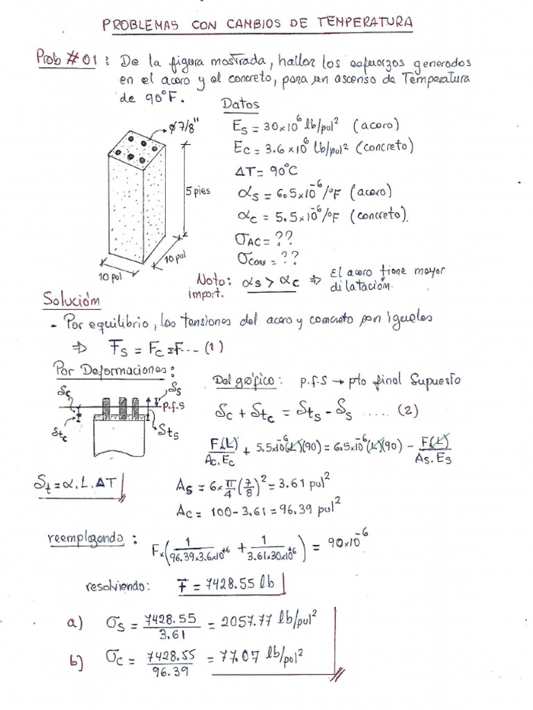 02 Prob Resueltos Deform Tempert | PDF