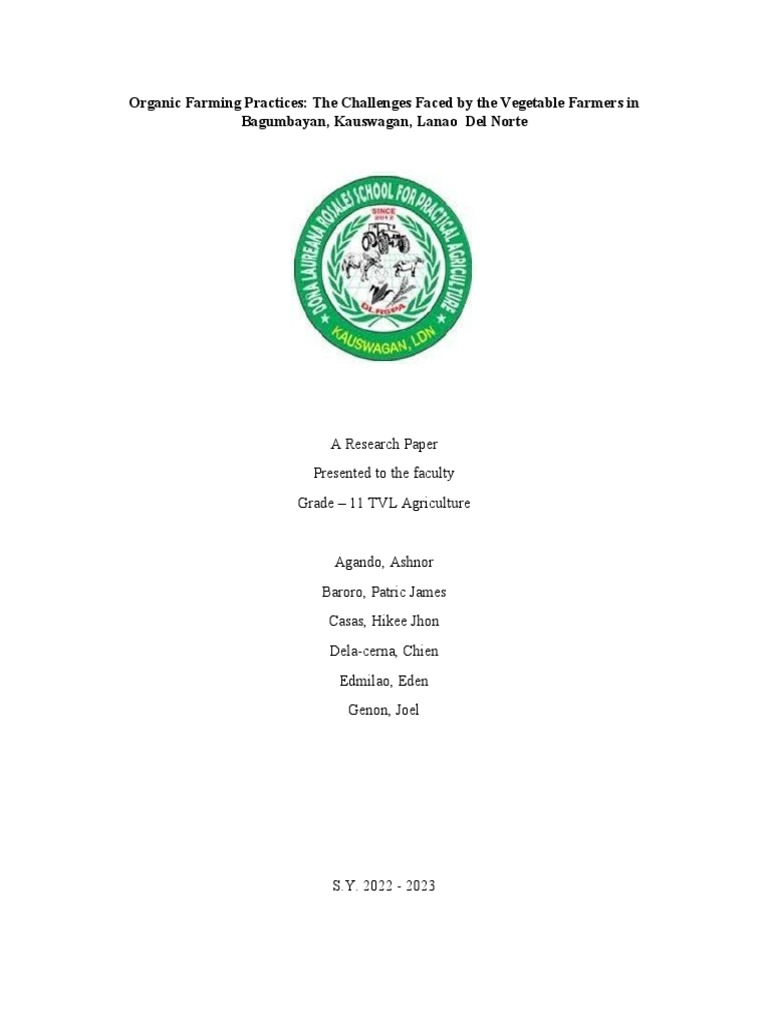 Chapter 1 | PDF | Organic Farming | Agriculture