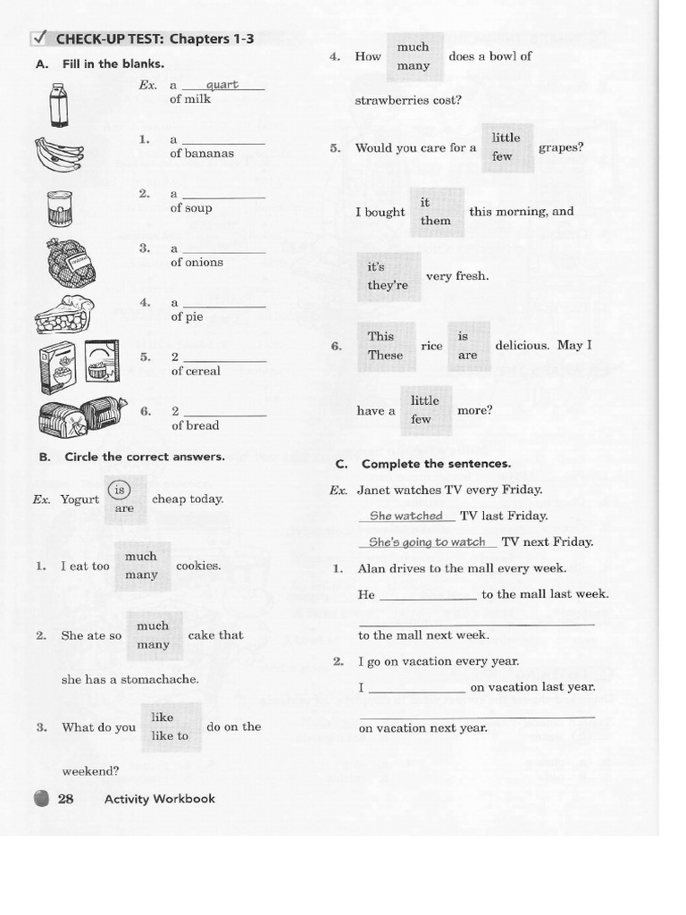 Side by Side 2 Chapter Reviews | PDF