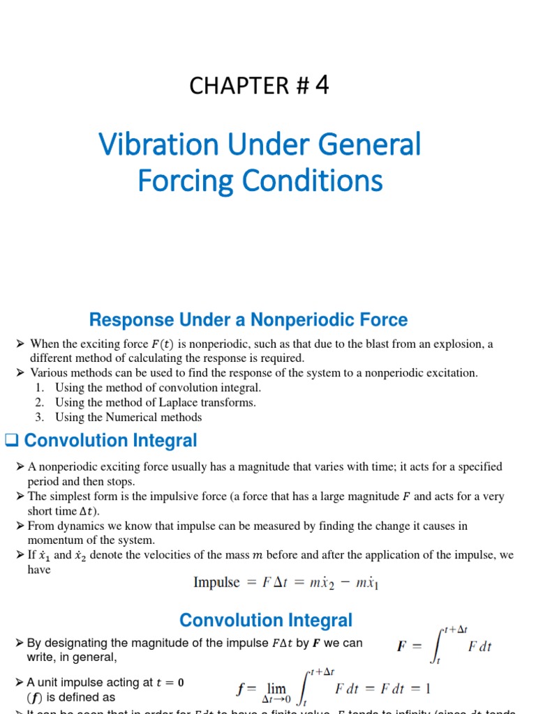 Chapter 4-2 | PDF | Force | Convolution