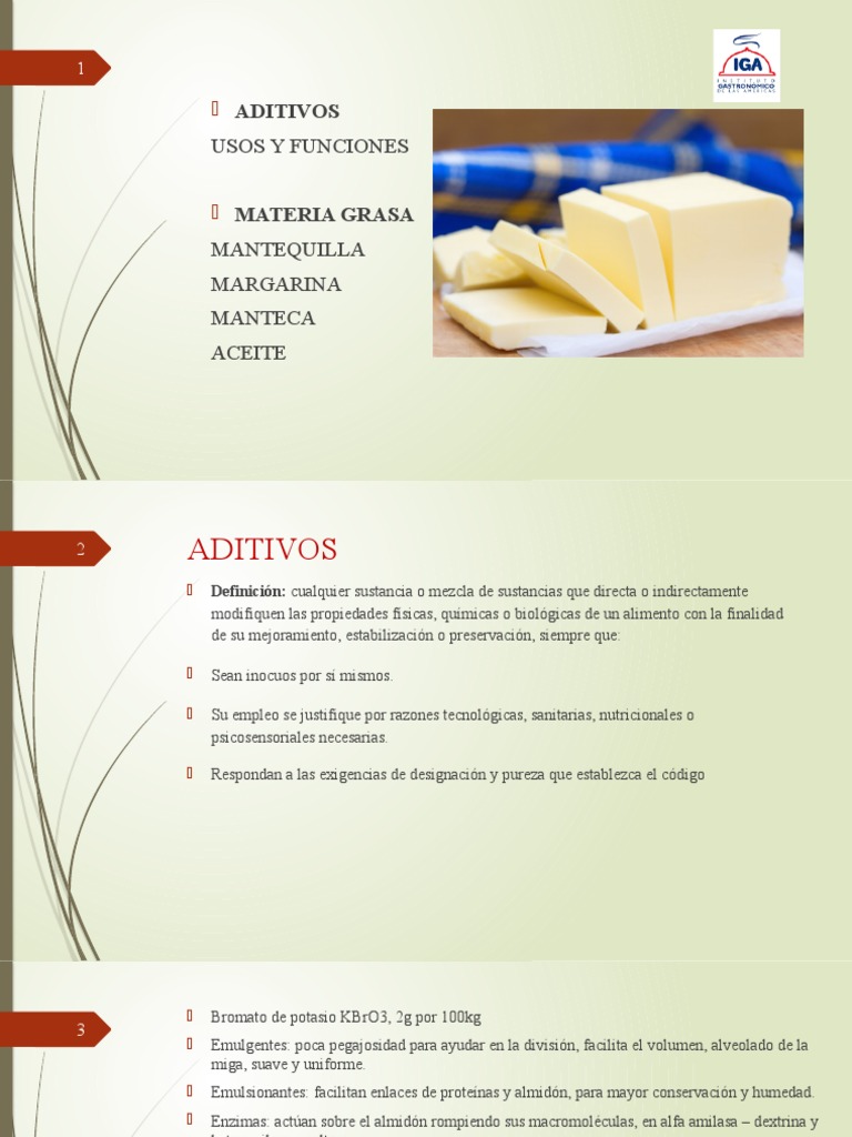 Materias Grasas | PDF | Margarina | Mantequilla