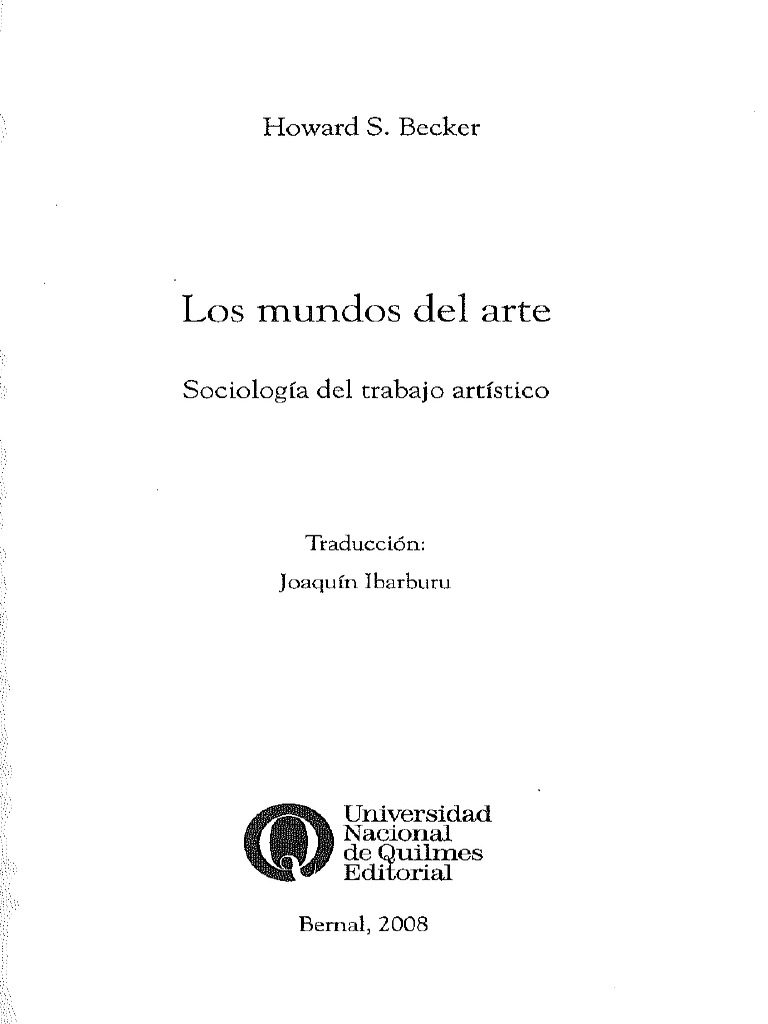 Becker-Howard-2008-Los-Mundos-Del-Arte | PDF