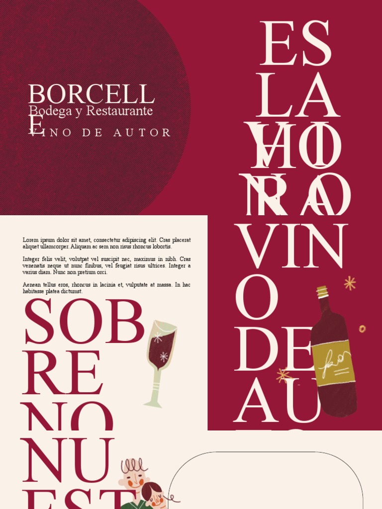 Borcell E: Bodega y Restaurante | PDF | Cocina, comidas y vino