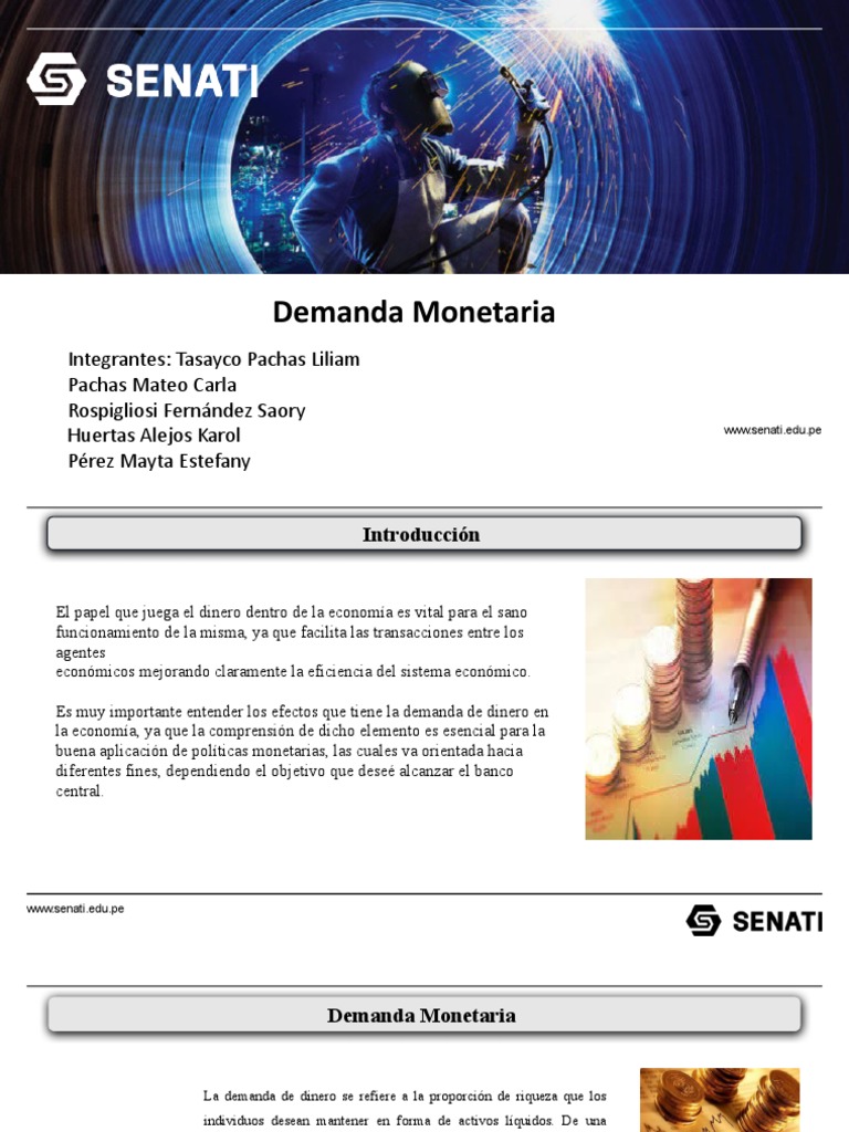 Demanda Monetaria - 1 | PDF | Dinero | Demanda de dinero