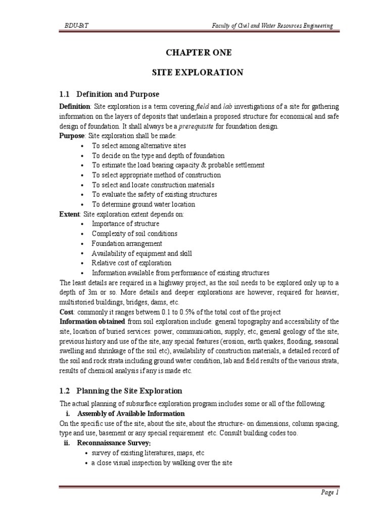 Chapter One Modified | Download Free PDF | Physical Sciences | Civil Engineering