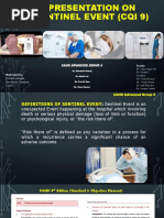 Sentinel Event Policy | PDF | Joint Commission | Patient Safety