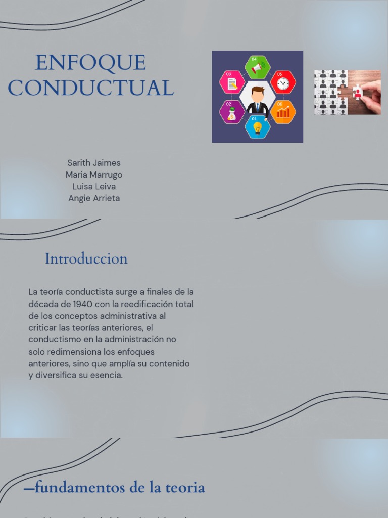 Teoria Conductual | PDF | Comportamiento | Behaviorismo