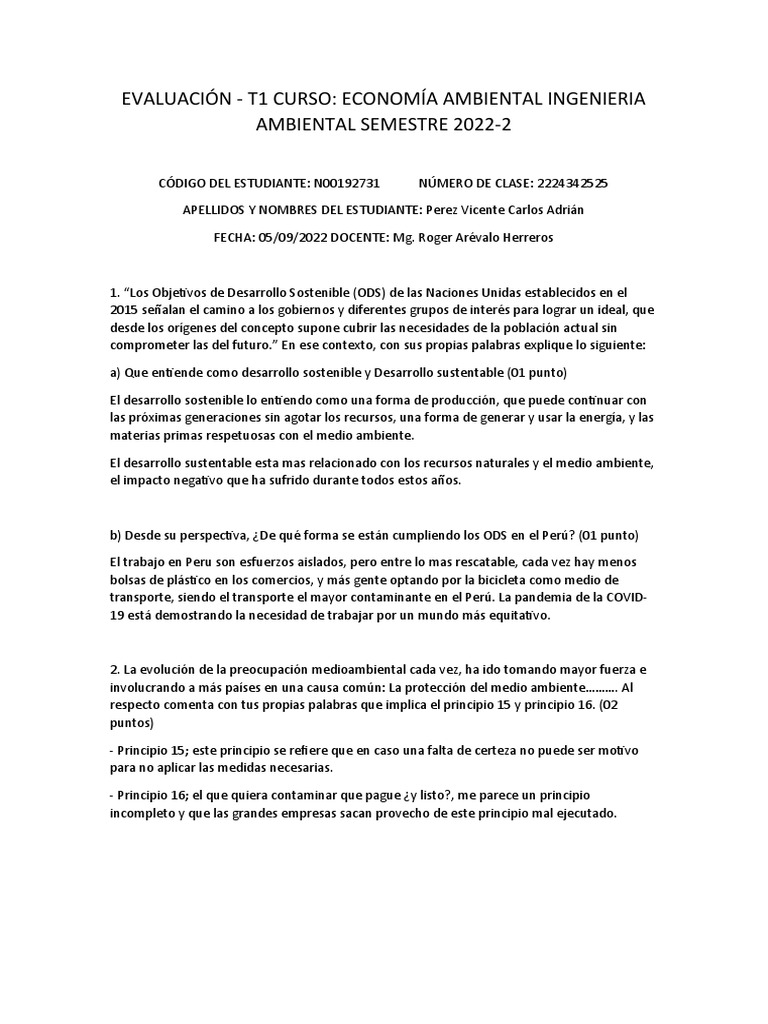 ECONO | PDF | Oferta (economía) | Sustentabilidad