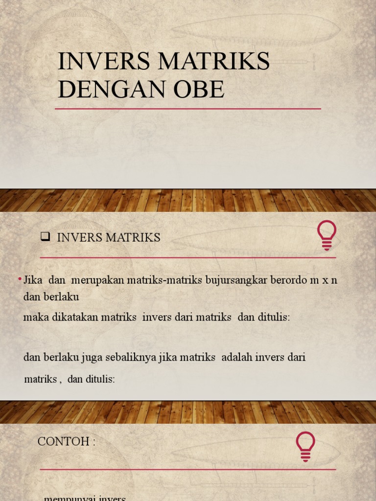 Invers Matriks | PDF