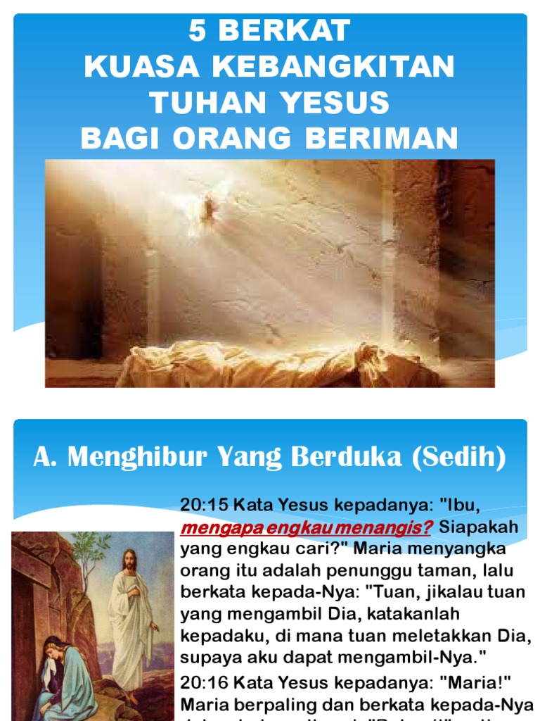 5 Makna Kebangkitan Kristus Pdf