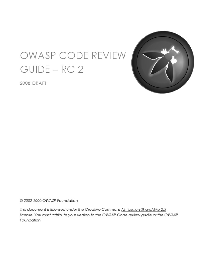 OWASP Code Review 2007 RC2 - Version For Print | PDF | Http Cookie | Hypertext Transfer Protocol