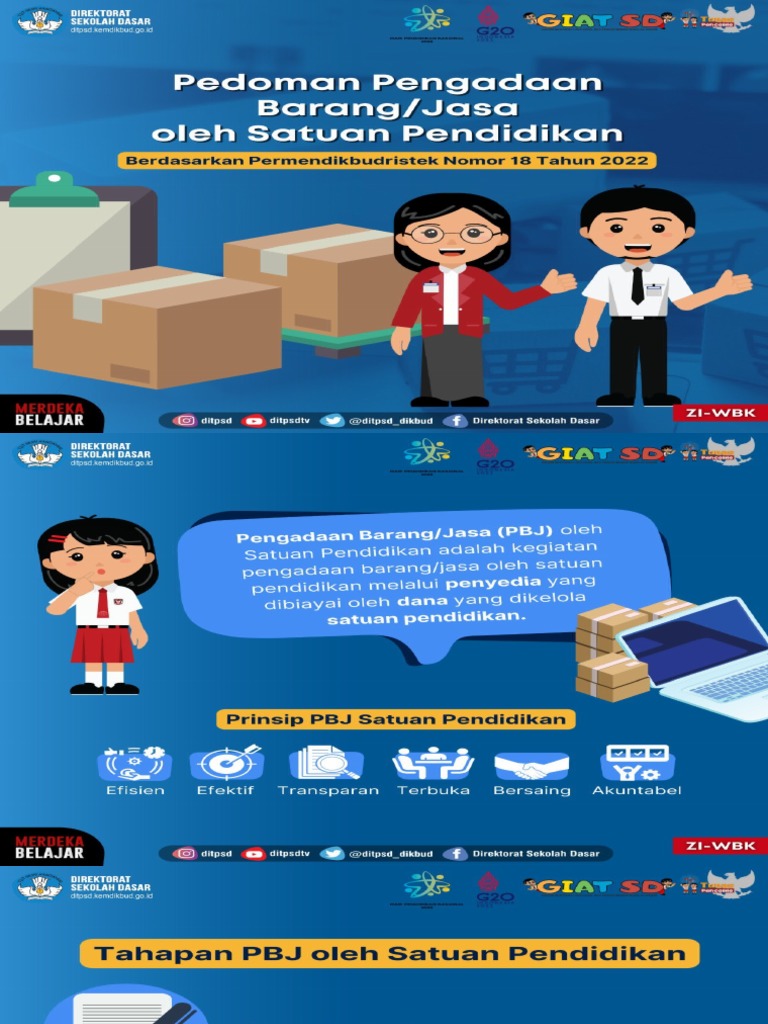 PBJ Satuan Pendidikan PLUS | PDF