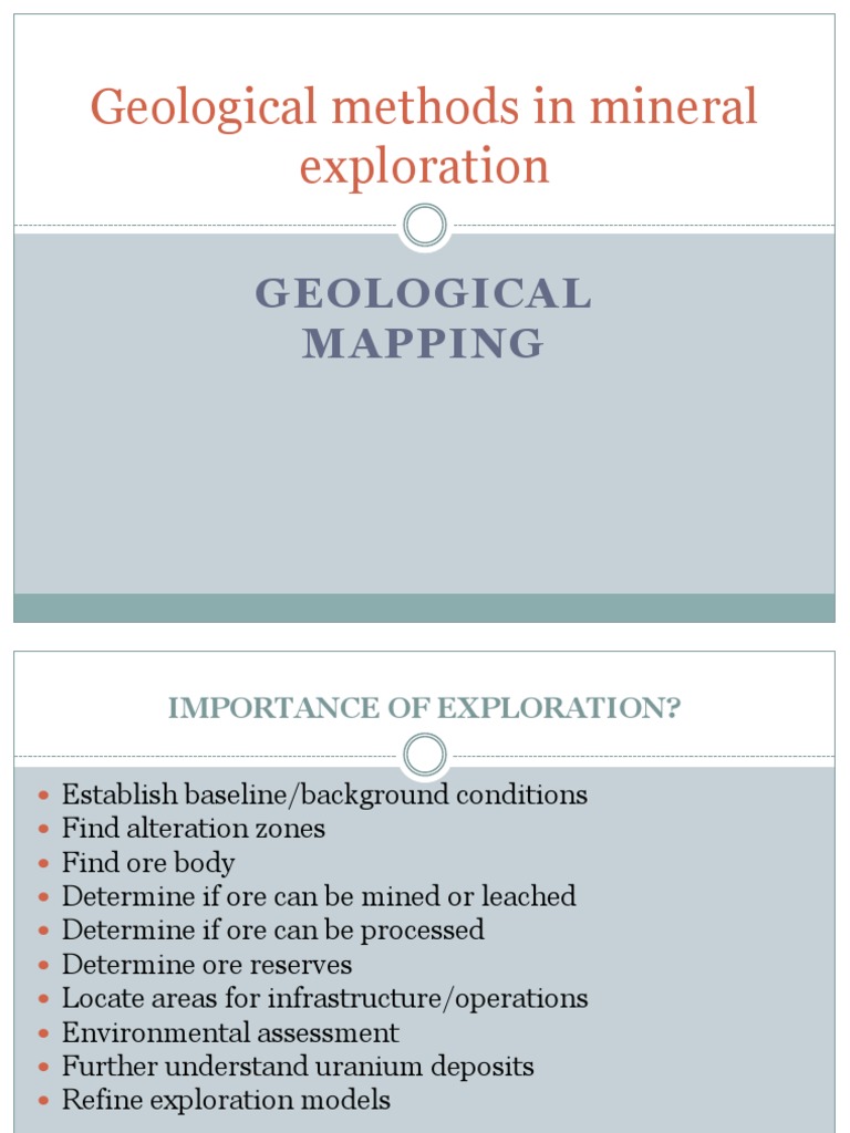 Geological Methods in Mineral Exploration | PDF | Geology | Ore
