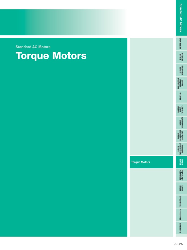 Motores Torque | Download Free PDF | Electric Motor | Alternating Current