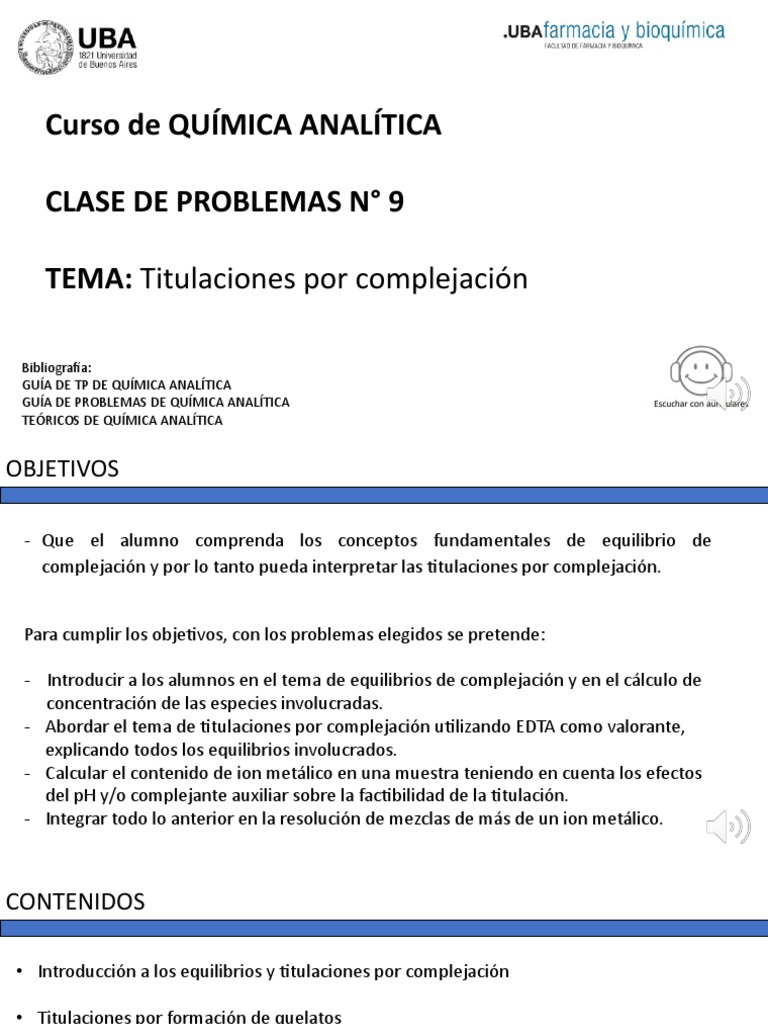 Titulaciones Complejación con EDTA | PDF | Ligando | Moléculas