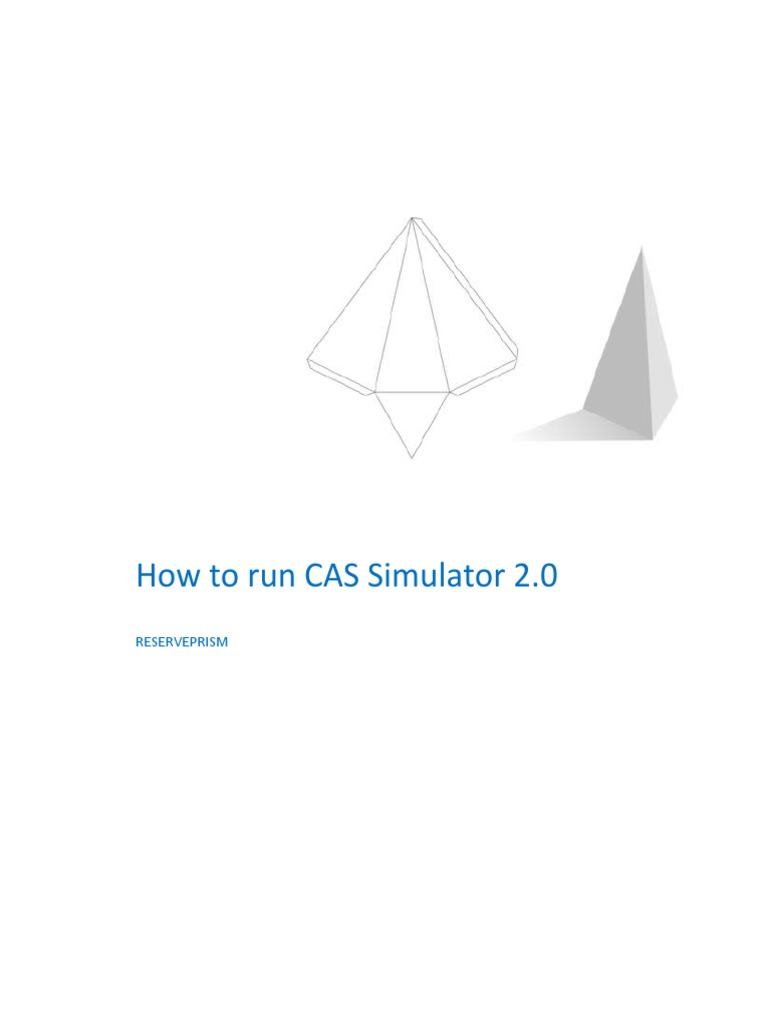How To Run CASSimulator 2 | PDF | Simulation | Microsoft Excel