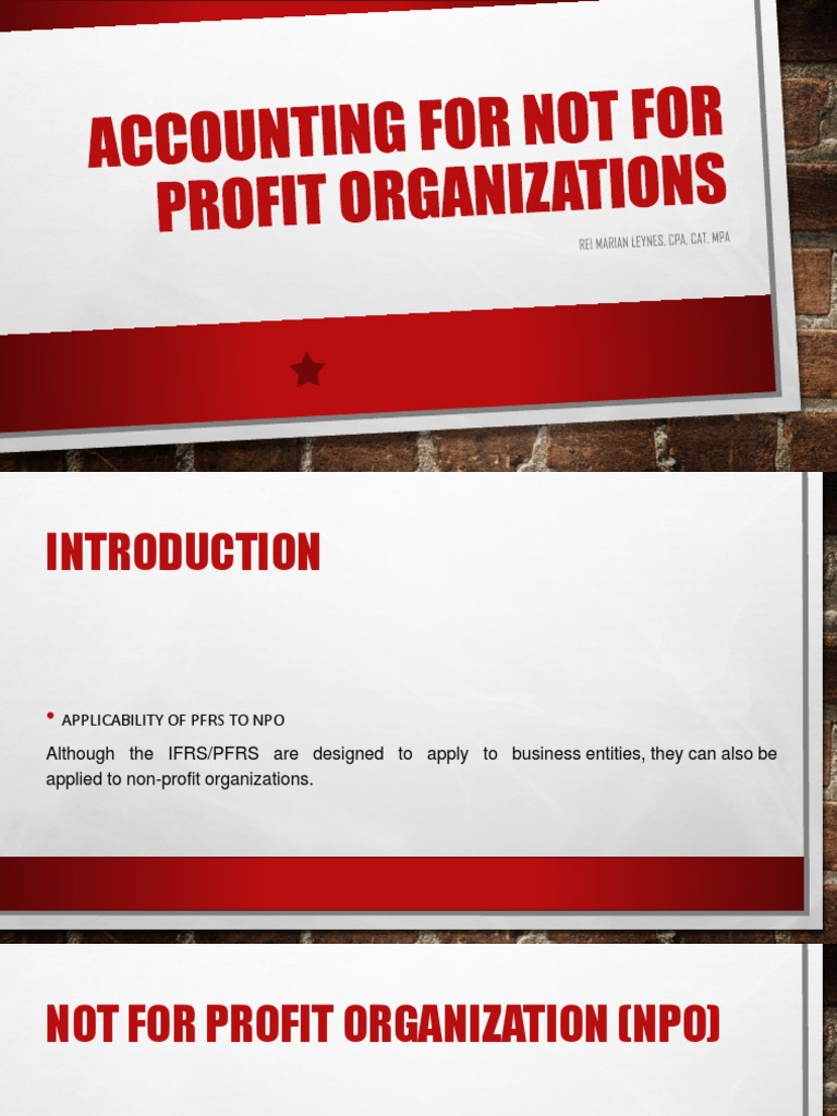 Module 8 Accounting For Not For Profit Organizations | Download Free ...