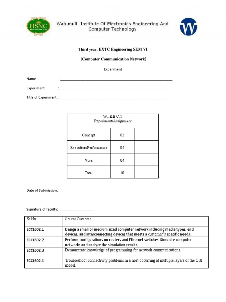 Practical 2 Netowrking Commands EXTC 2 | PDF | Port (Computer ...