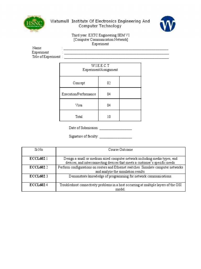 Practical 4 Wireshark EXTC 4 | PDF | Computer Network | Osi Model
