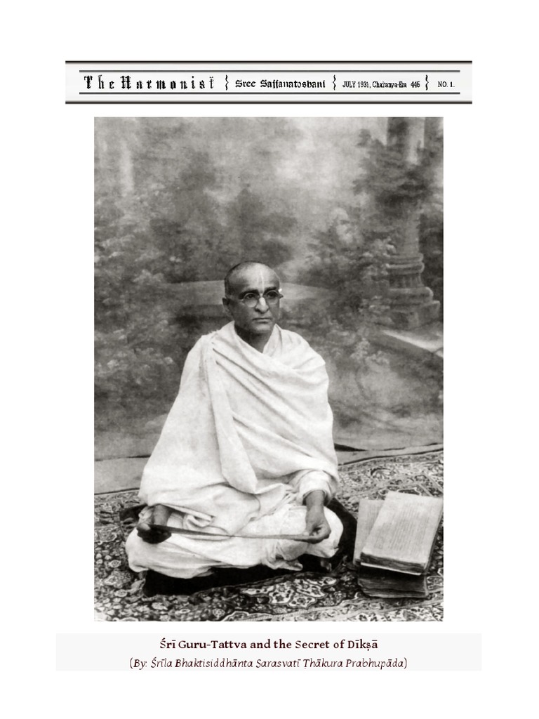 Guru-Tattva and Dīkṣā Explained | PDF | Brahman | Bhagavan