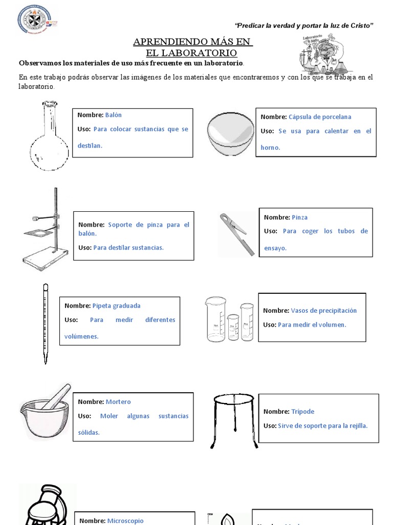 Materiales de Laboratorio | PDF