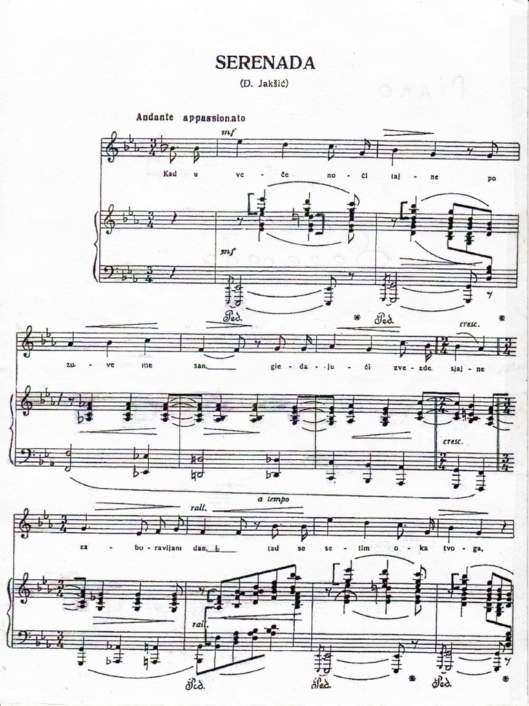 Serenada - J Hatze | PDF