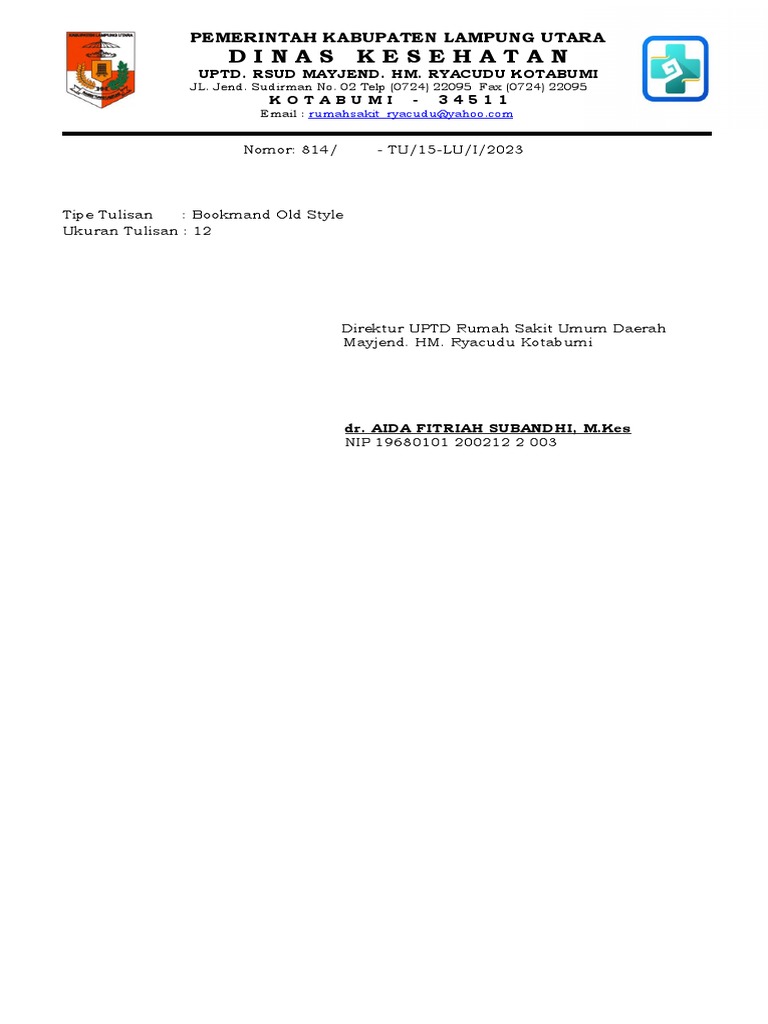 Kop Rumah Sakit | PDF