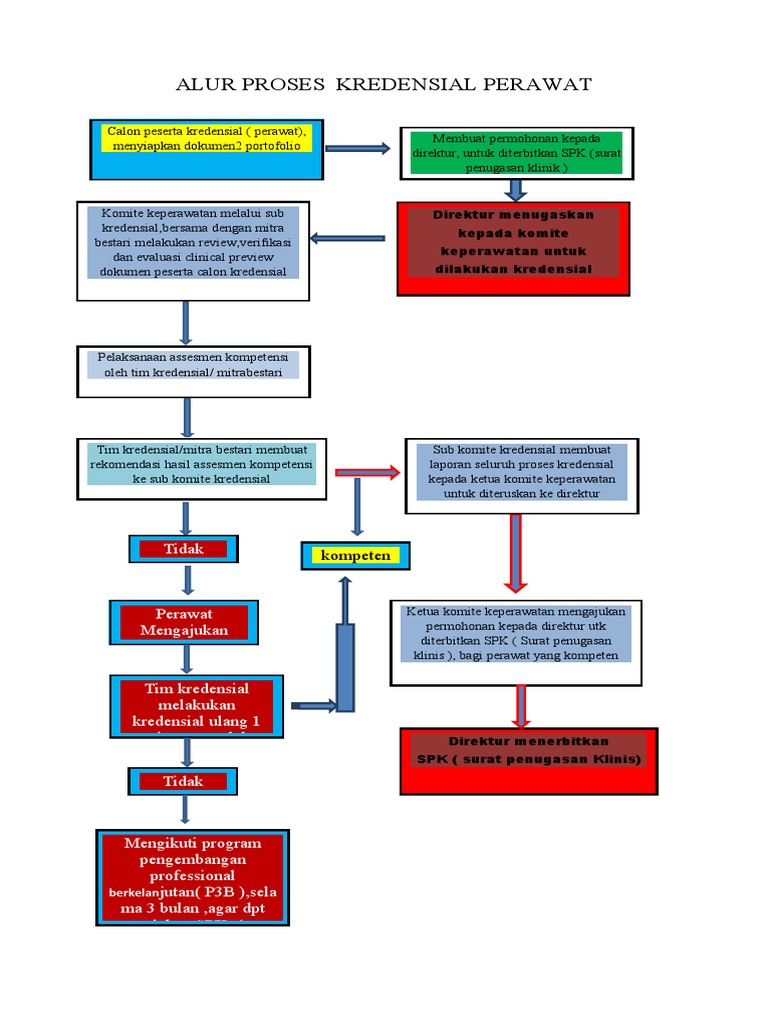 Alur Proses Kredensial Perawat | PDF