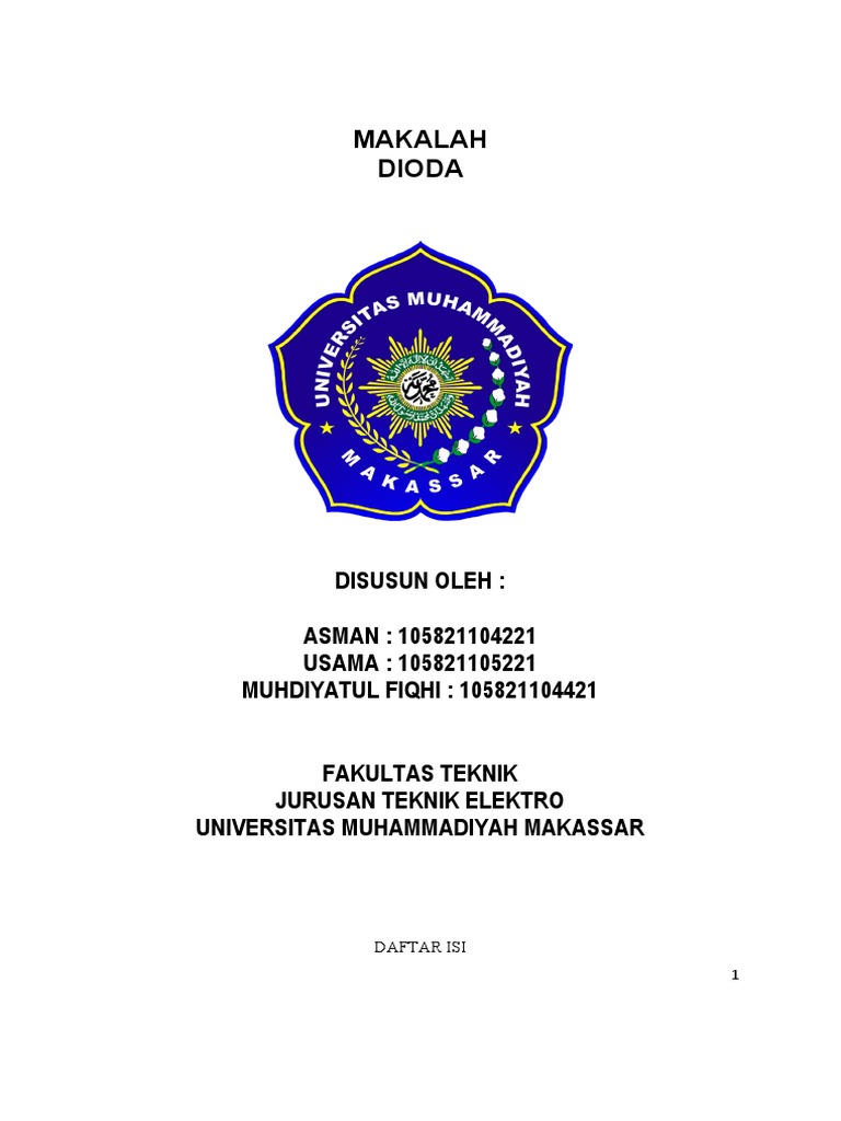 Makalah Dioda Mengenal Fungsinya | PDF