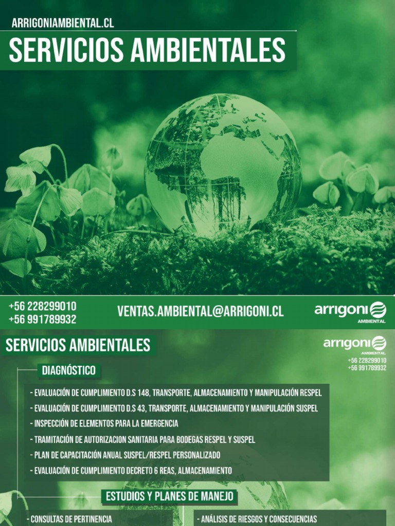 Brochure De Servicios Ambientales Aa Pdf 6247