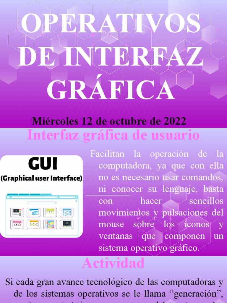 Clase 1 Secundaria 121022 Completo | PDF | Interfaces gráficas de ...