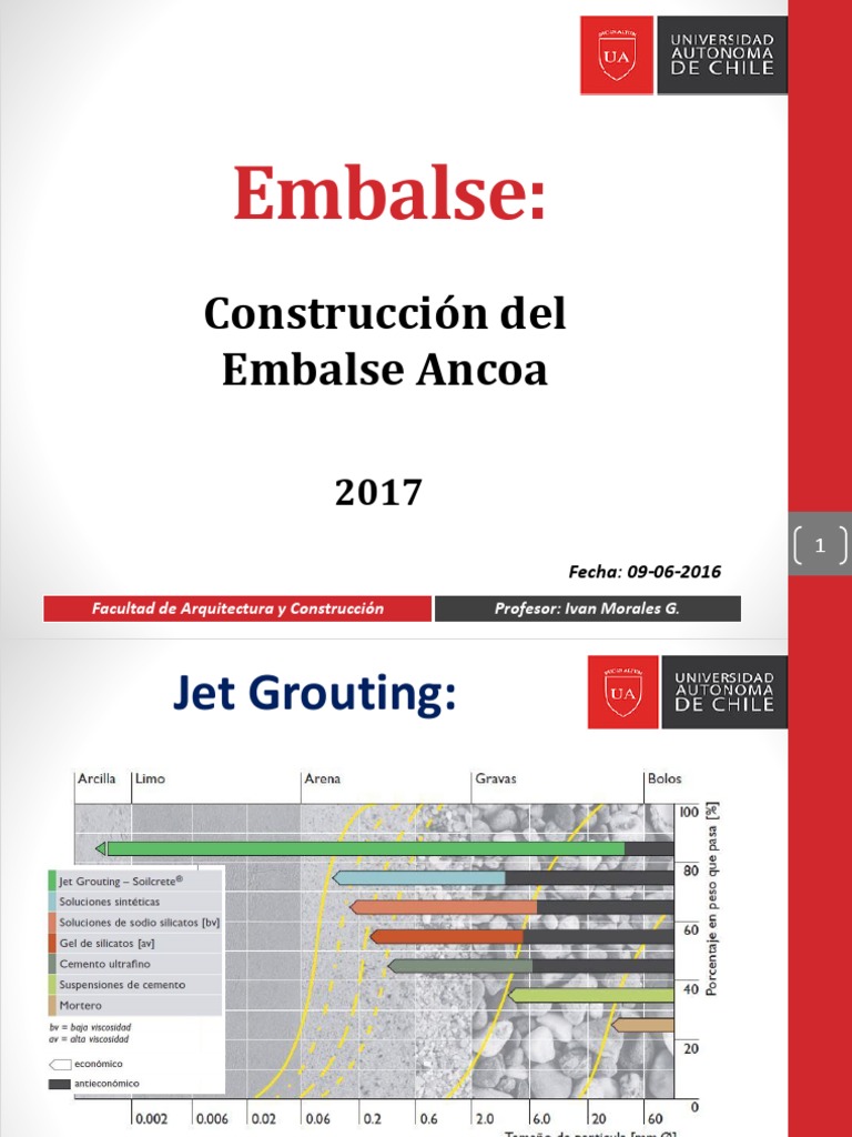 Proy. Tipo E. Ancoa (Al 14-06-2017) | PDF | Túnel | Represa