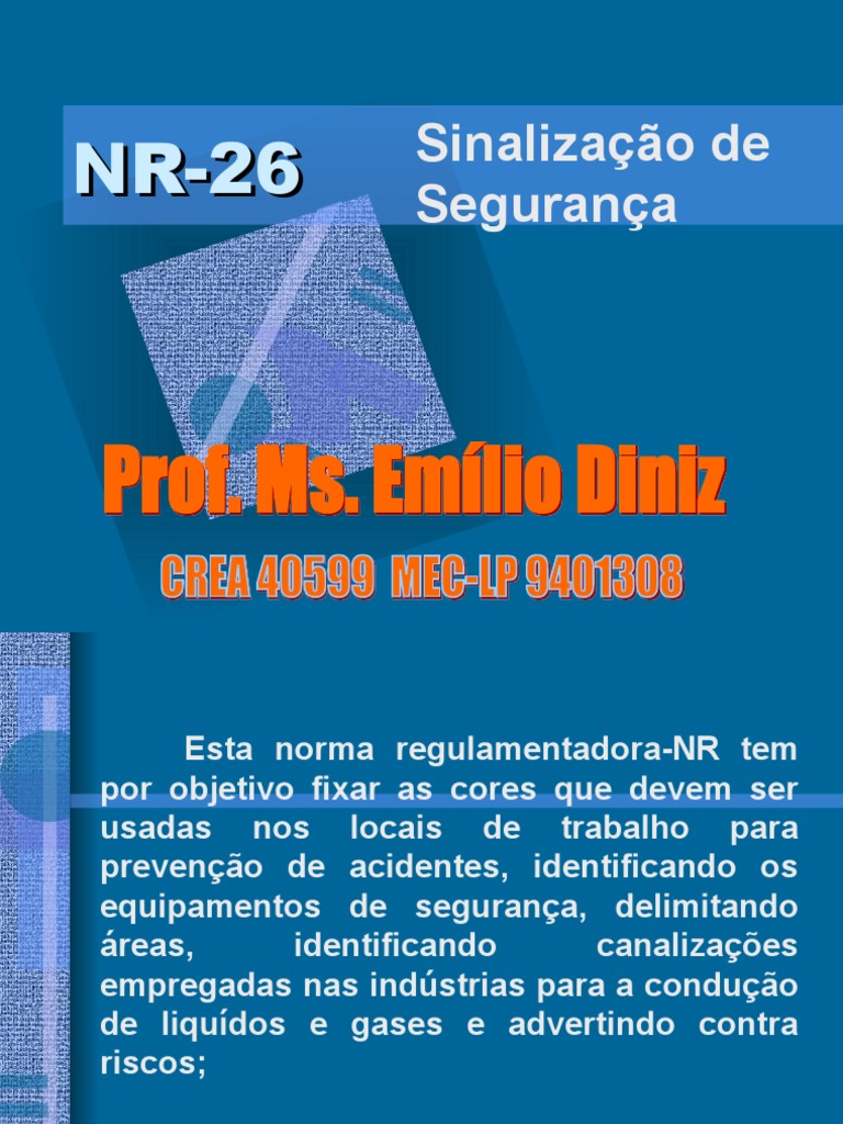 Aula NR-26 Cores | PDF | Refrigeração | Cor