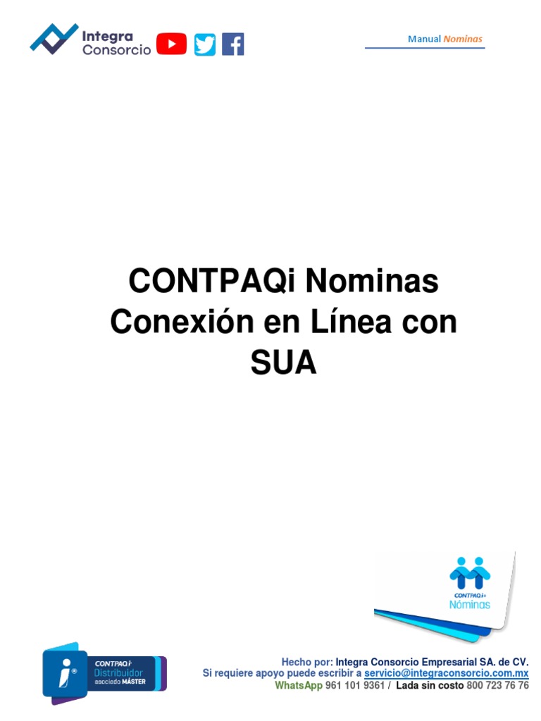 Guía de Conexión SUA con CONTPAQi | PDF | Informática | Software