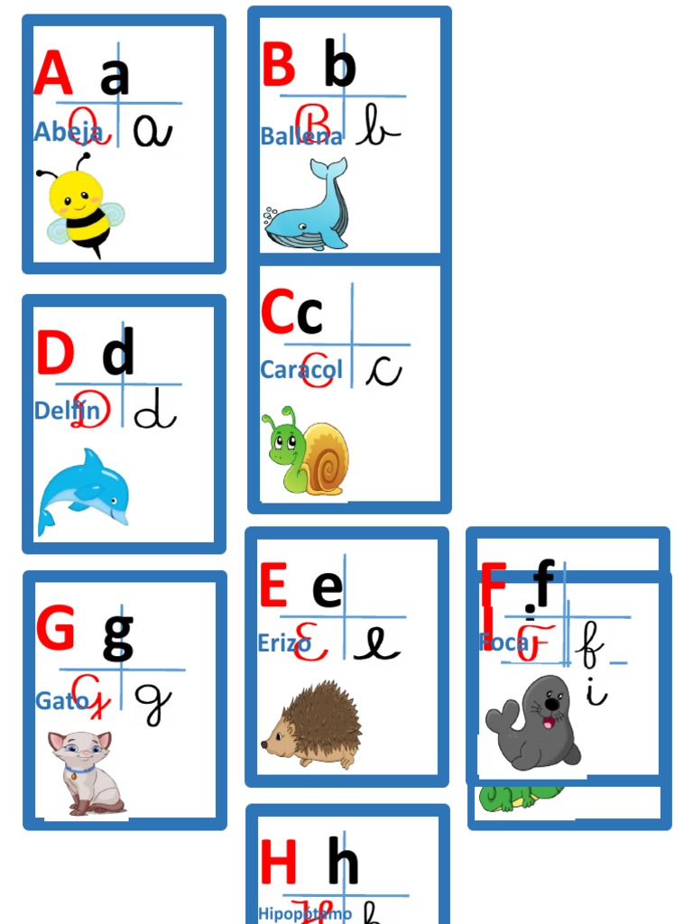 Abecedario Llavero 1 | PDF